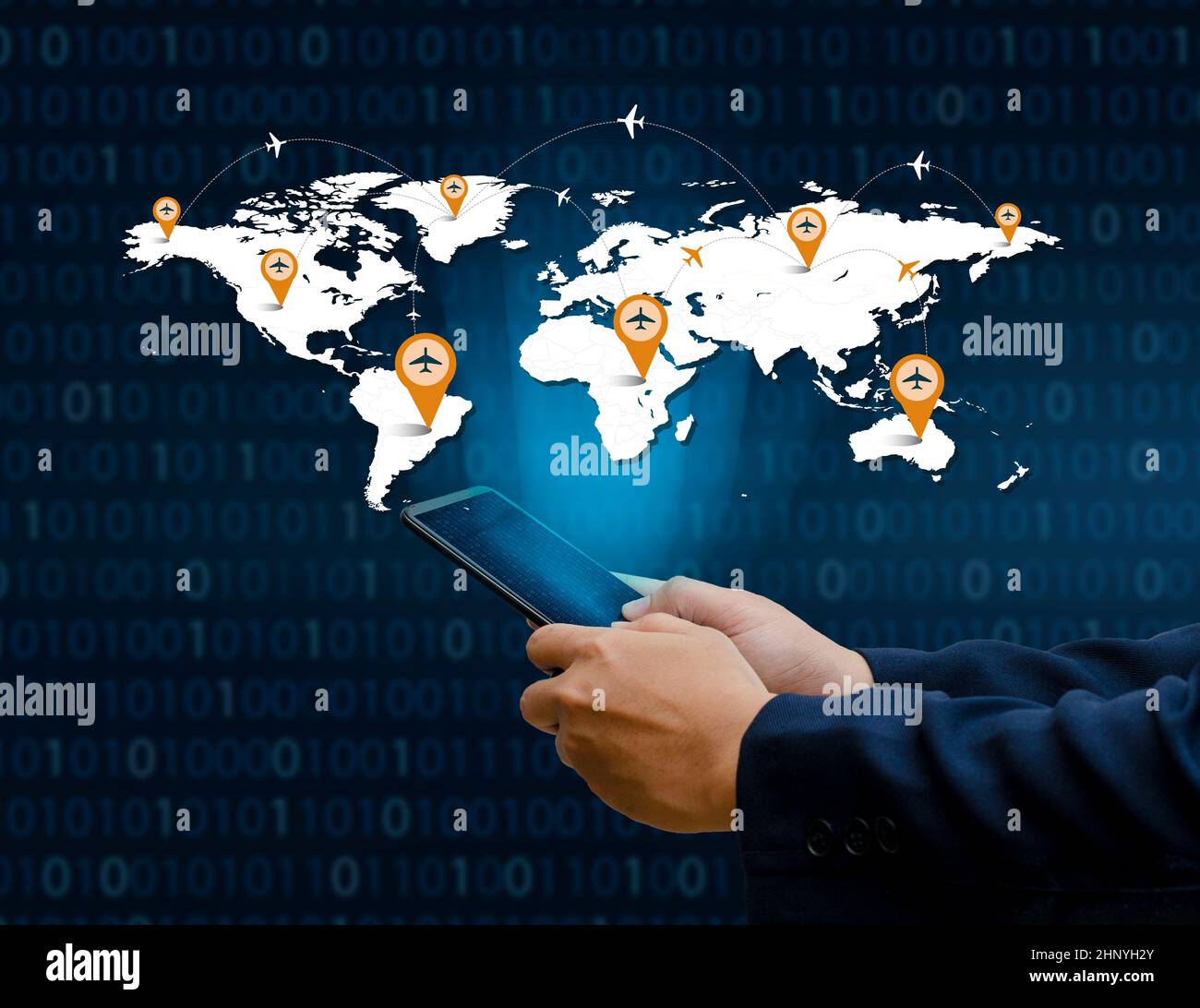 Smart Phones and Globe Connections Uncommon communication world ...