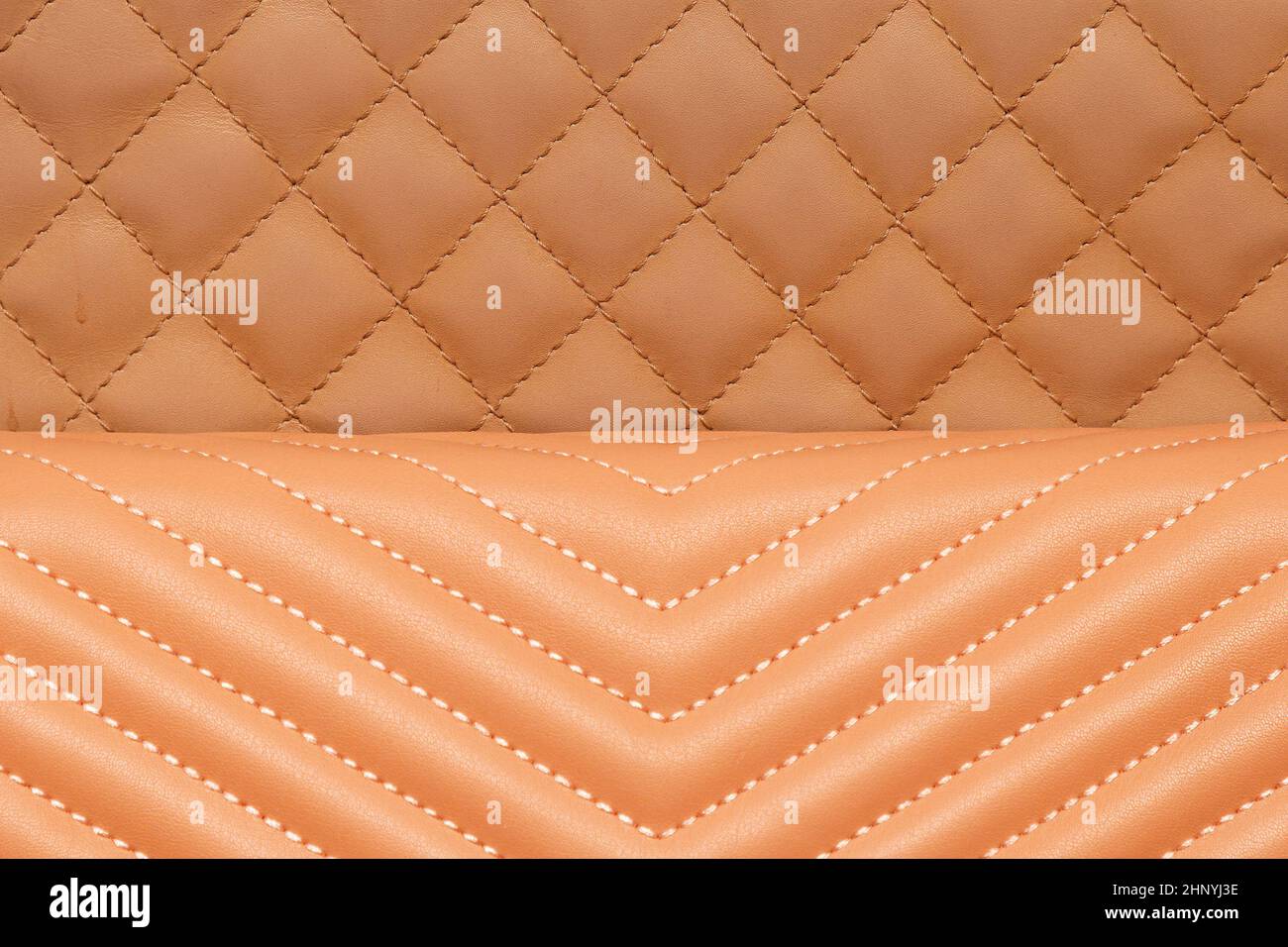 Shades of beige leather material texture patterns background Stock ...