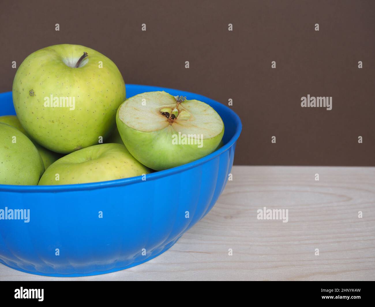 green Granny Smith apple (scientific name Malus domestica) vegetarian ...