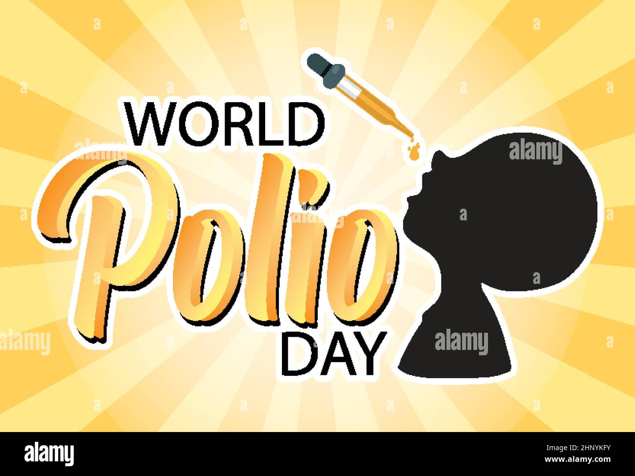 World Polio Day typography design illustration Stock Vector Image & Art ...