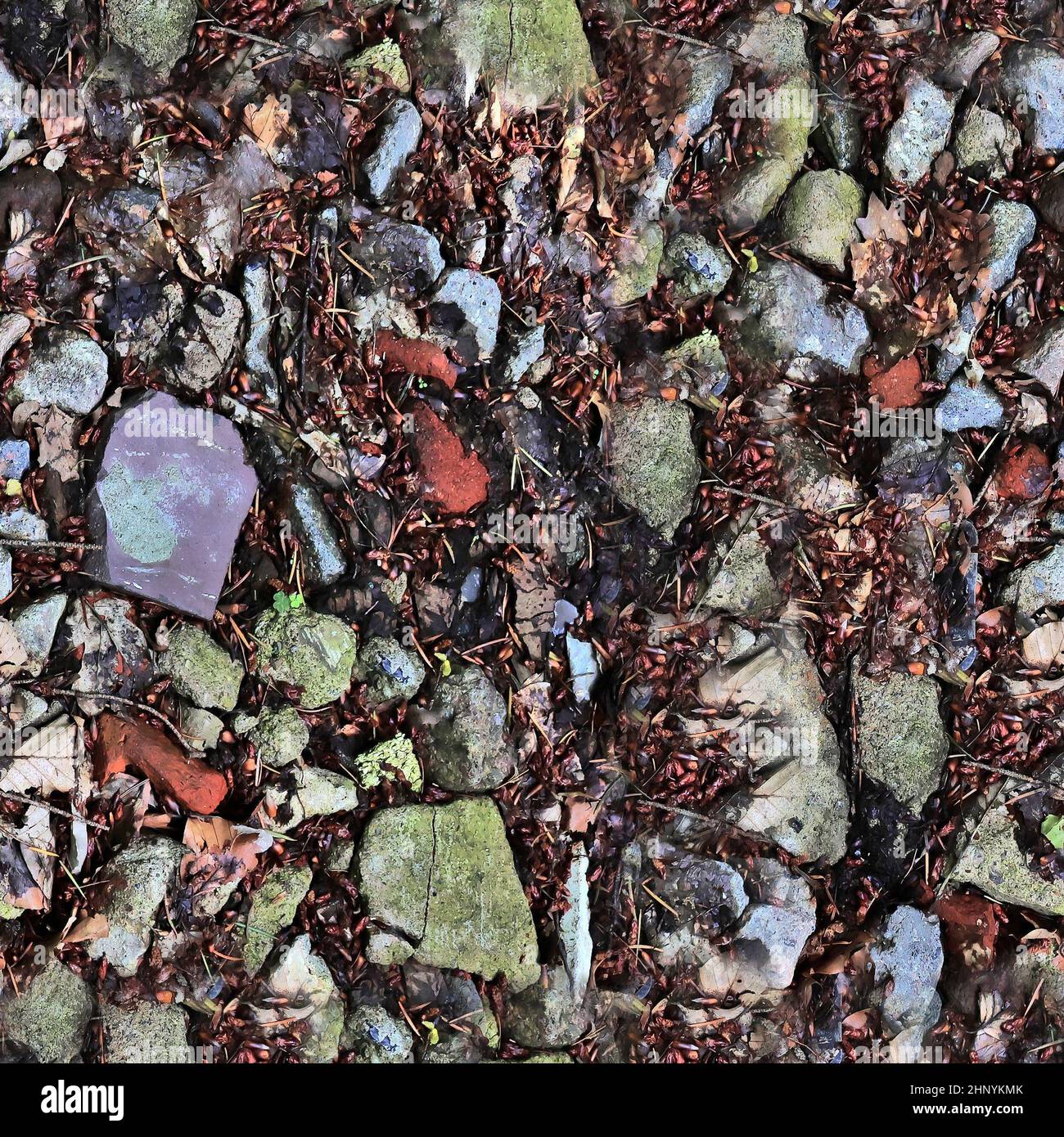 Photo realistic seamless texture pattern of gravel and pebble grounds ...