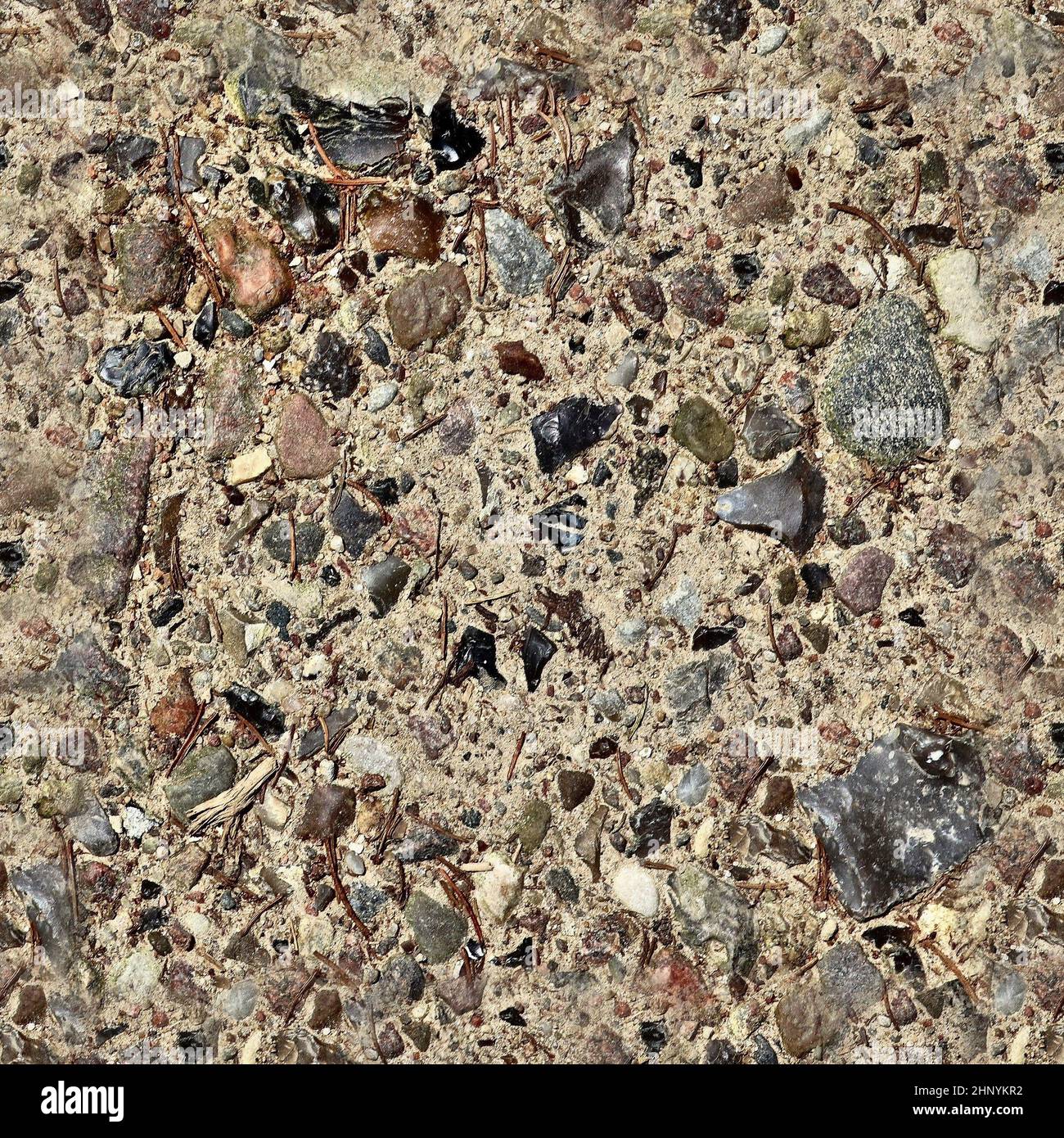 Photo realistic seamless texture pattern of gravel and pebble grounds ...