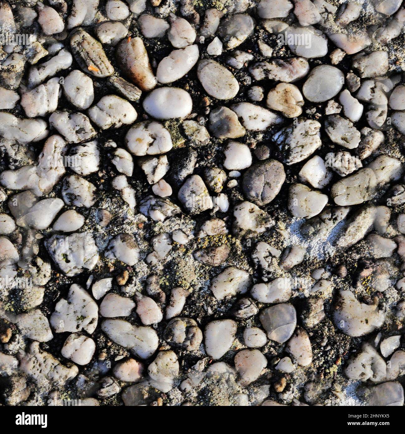 Photo realistic seamless texture pattern of gravel and pebble grounds ...