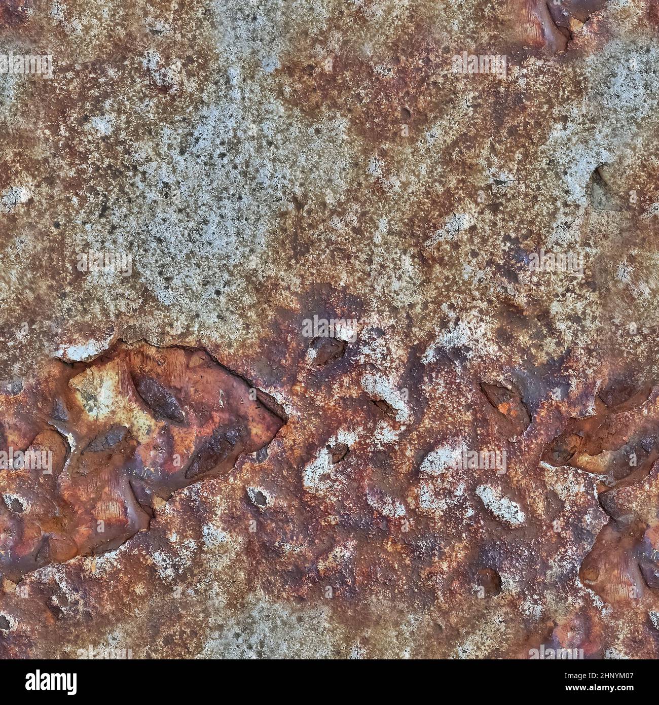 Photo realistic seamless texture pattern of rusty metal in high ...