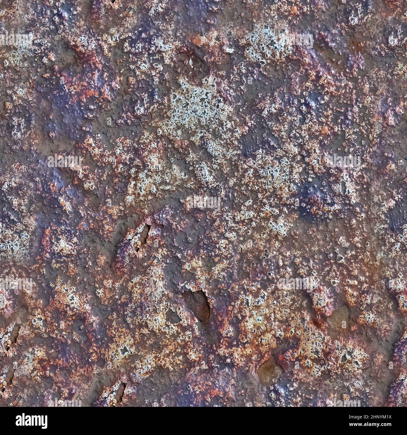 Photo realistic seamless texture pattern of rusty metal in high ...