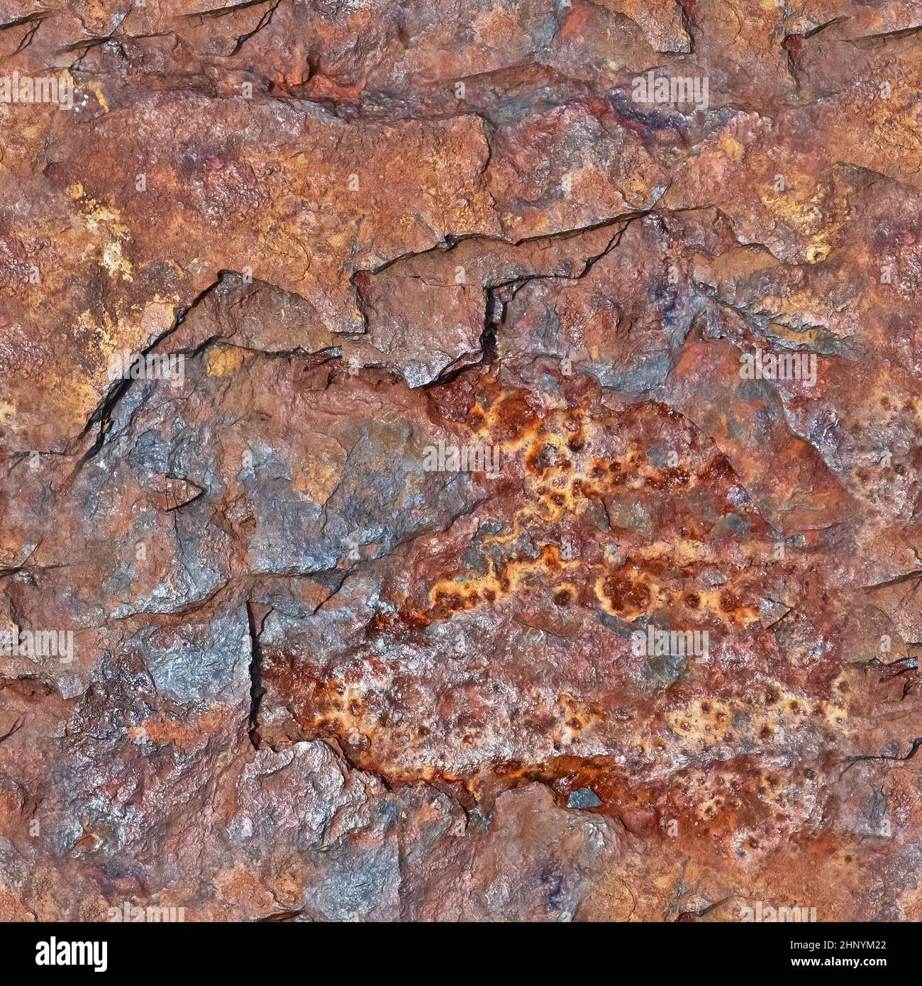 Photo realistic seamless texture pattern of rusty metal in high ...