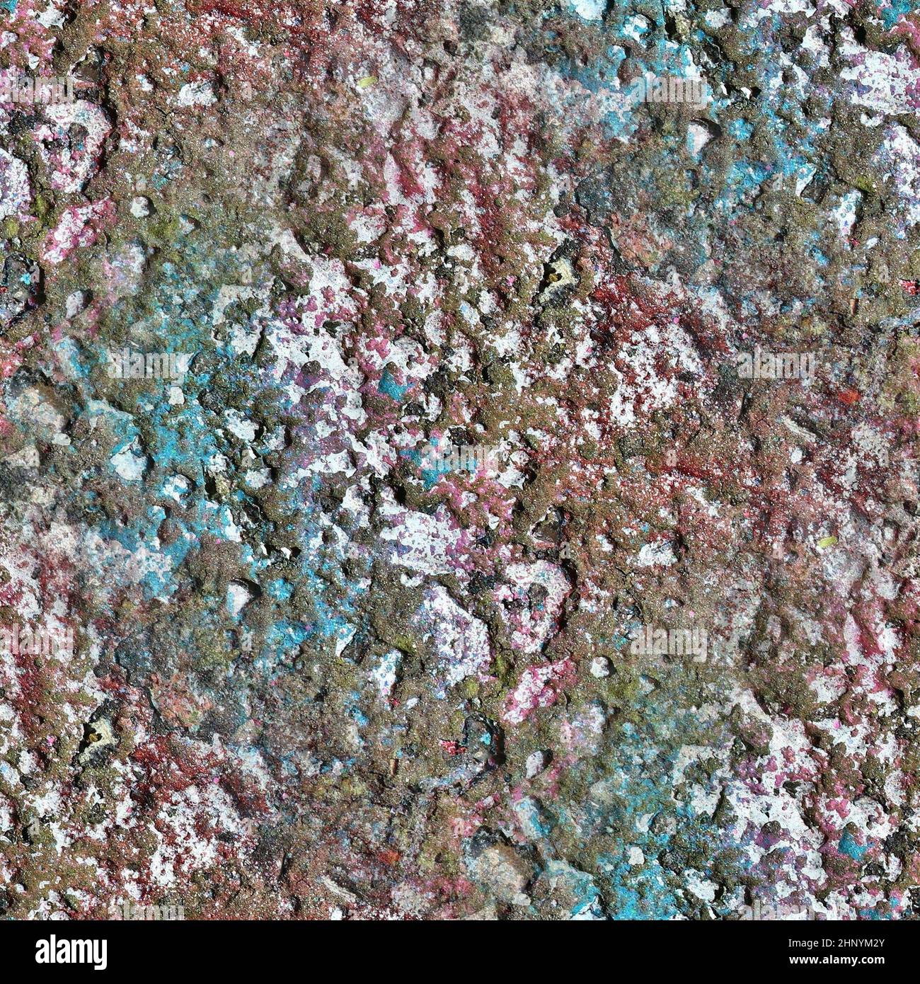 Photo realistic seamless texture pattern of colorful painted concrete ...