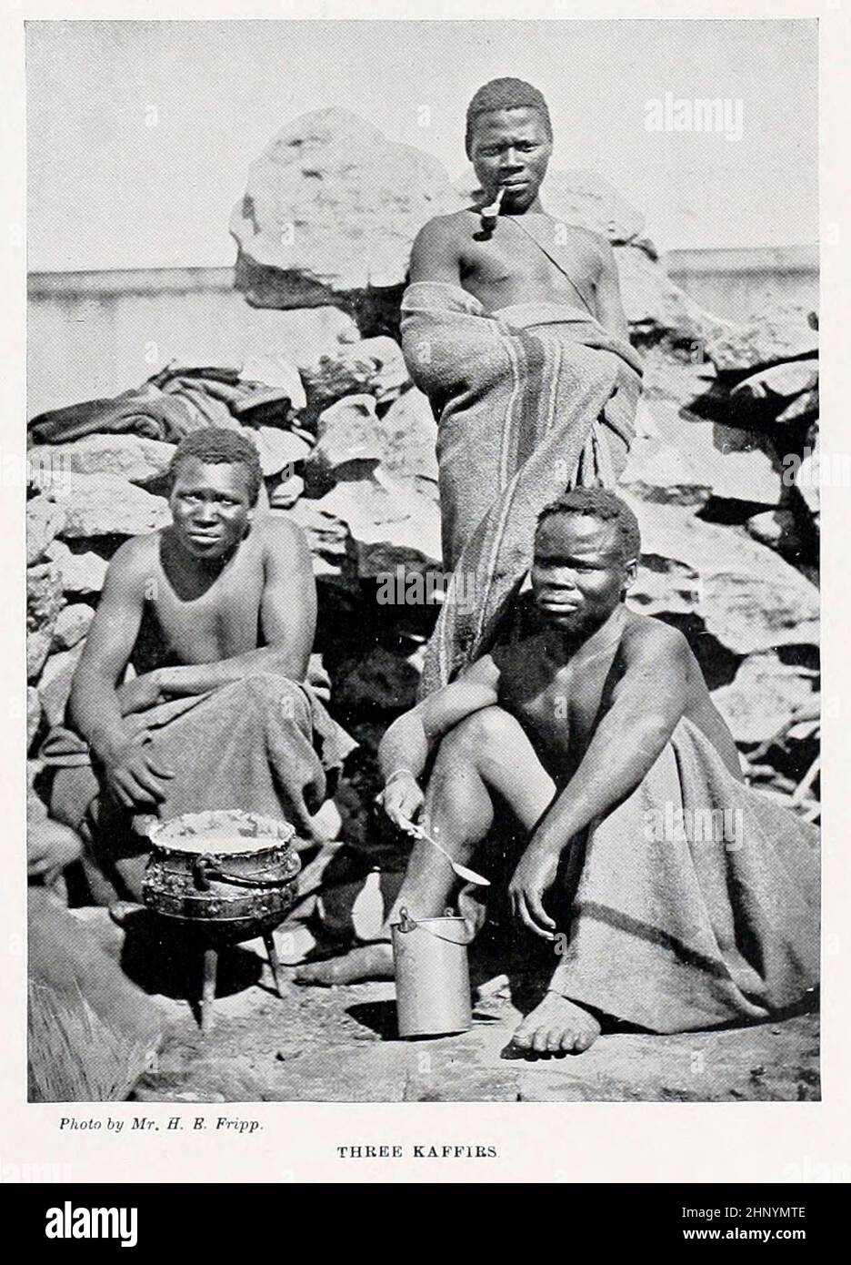 Three Kaffirs From the book The living races of mankind; Volume 2 by ...