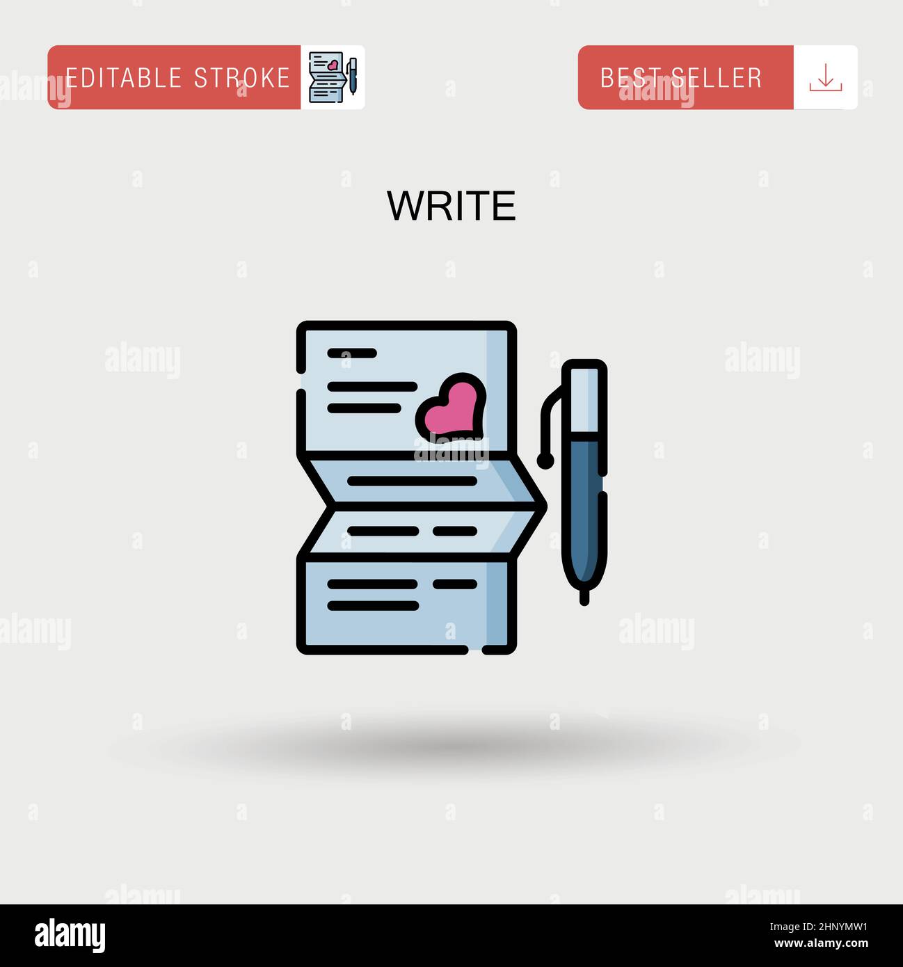 People write letter message Stock Vector Images - Alamy