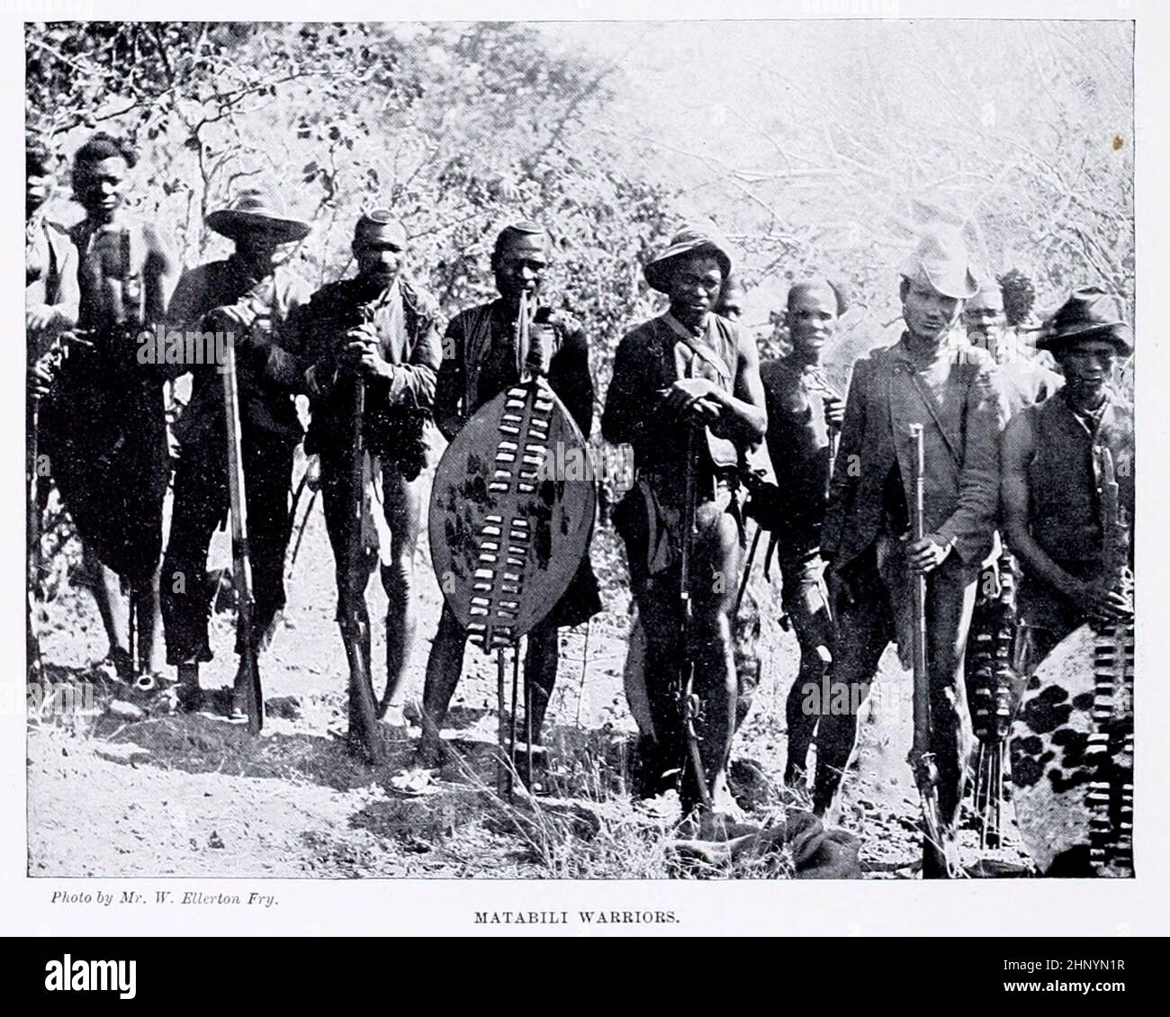 Matabili (Matabele) Warriors The Northern Ndebele people (Northern ...