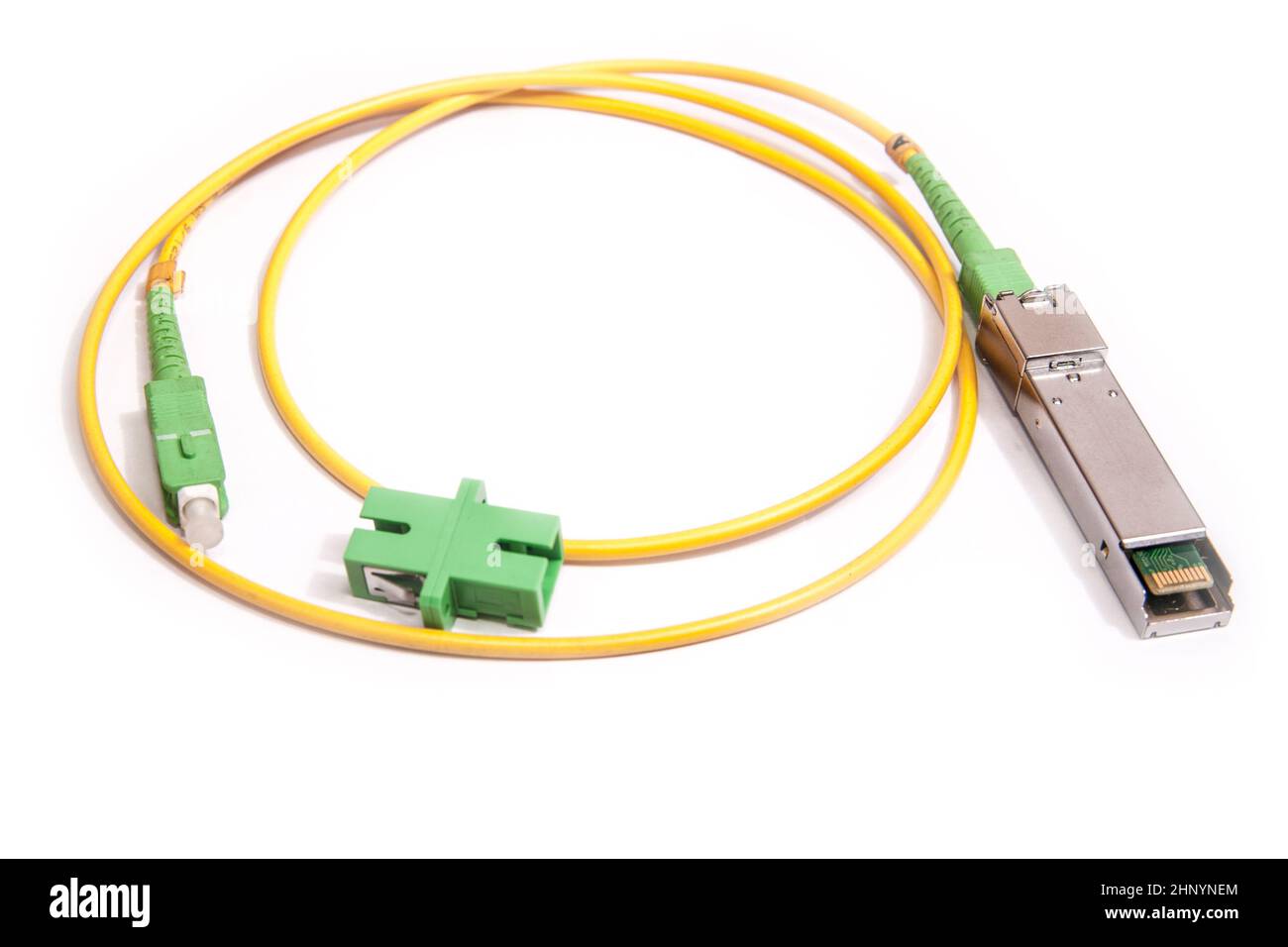 Optical gigabit SFP module for network switch Stock Photo - Alamy