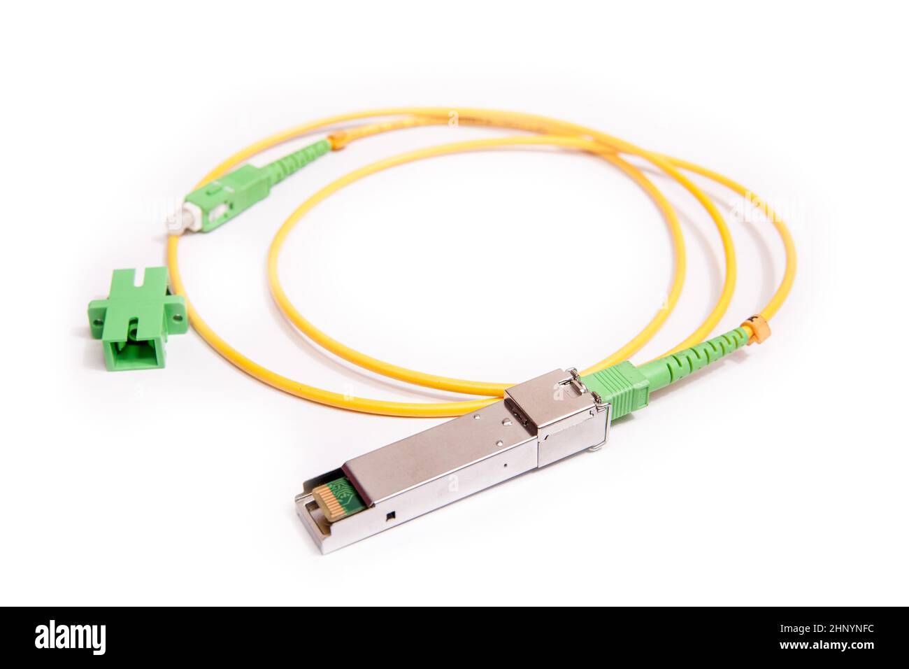 Optical gigabit SFP module for network switch Stock Photo - Alamy
