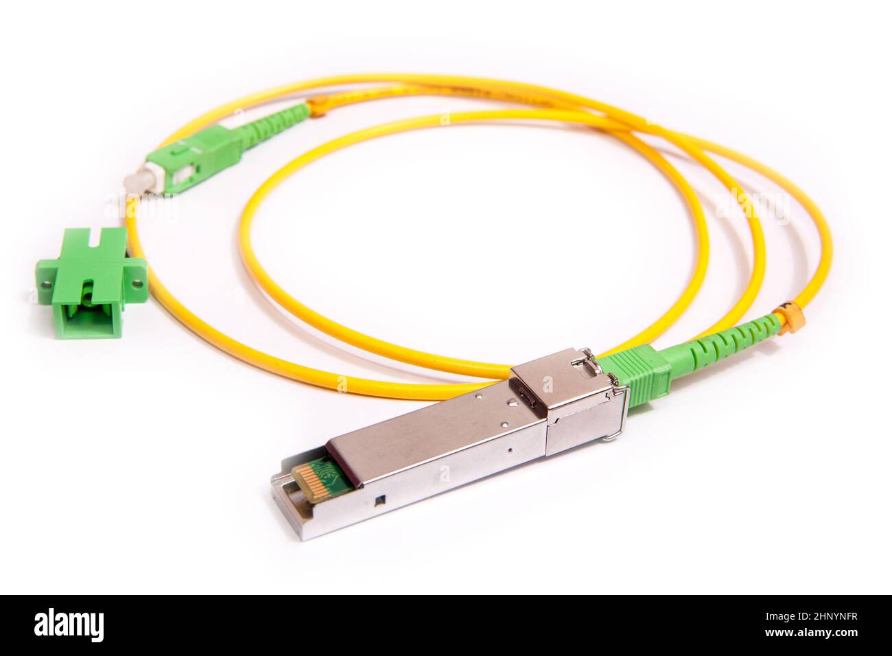 Optical gigabit SFP module for network switch Stock Photo - Alamy