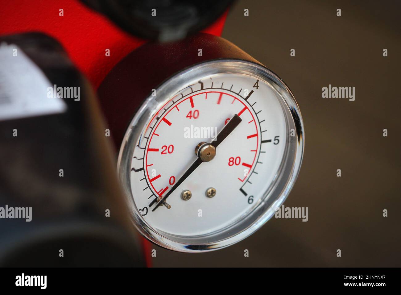 Mechanical pressure gauges. Traditional instruments for measuring pressure Stock Photo - Alamy