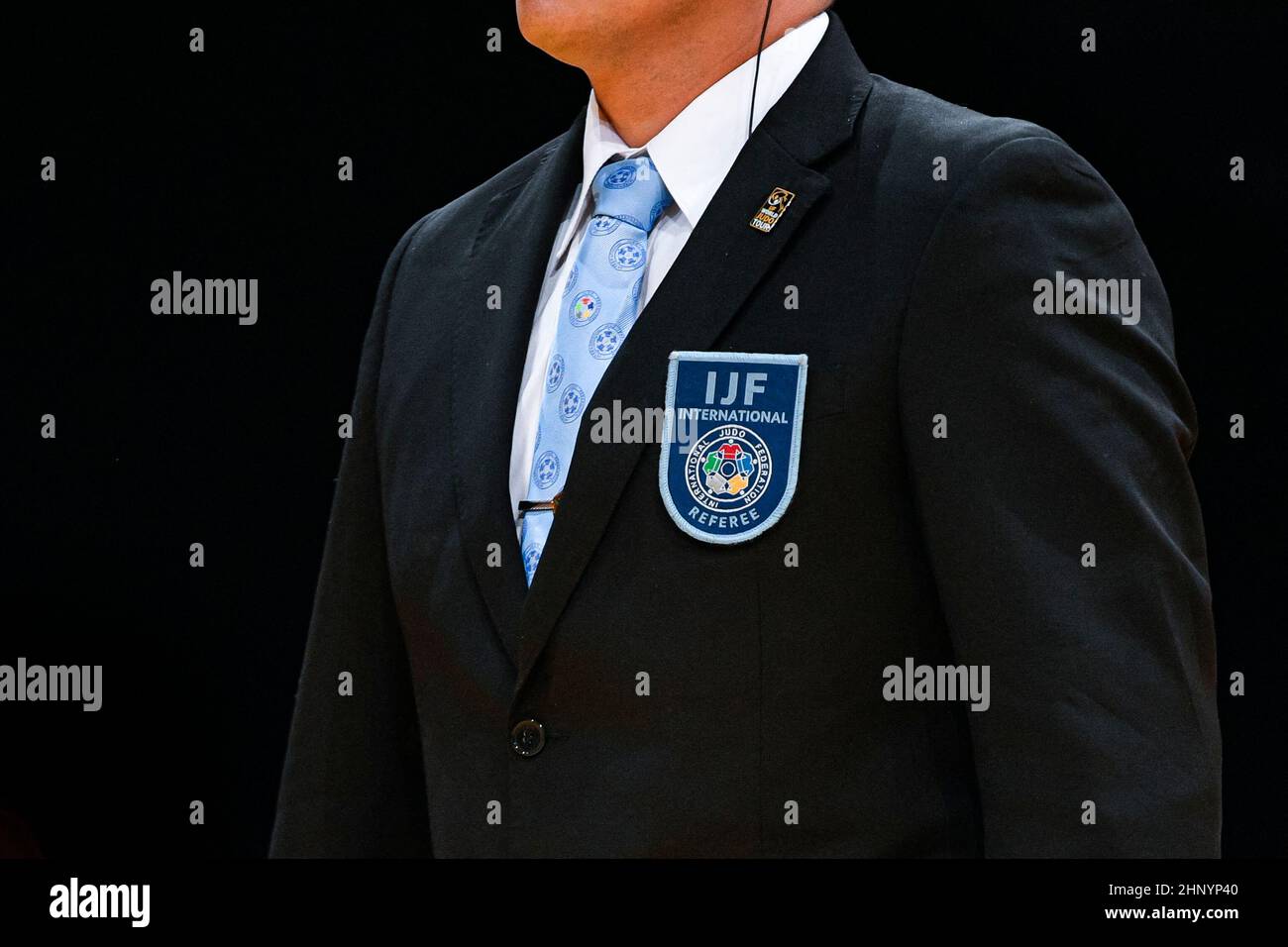 International referee (IJF) illustration during the Paris Grand Slam ...