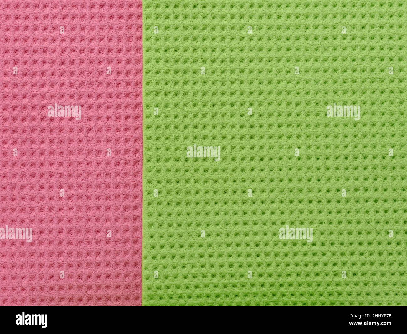 pink green kitchen sponge texture, full frame Stock Photo - Alamy