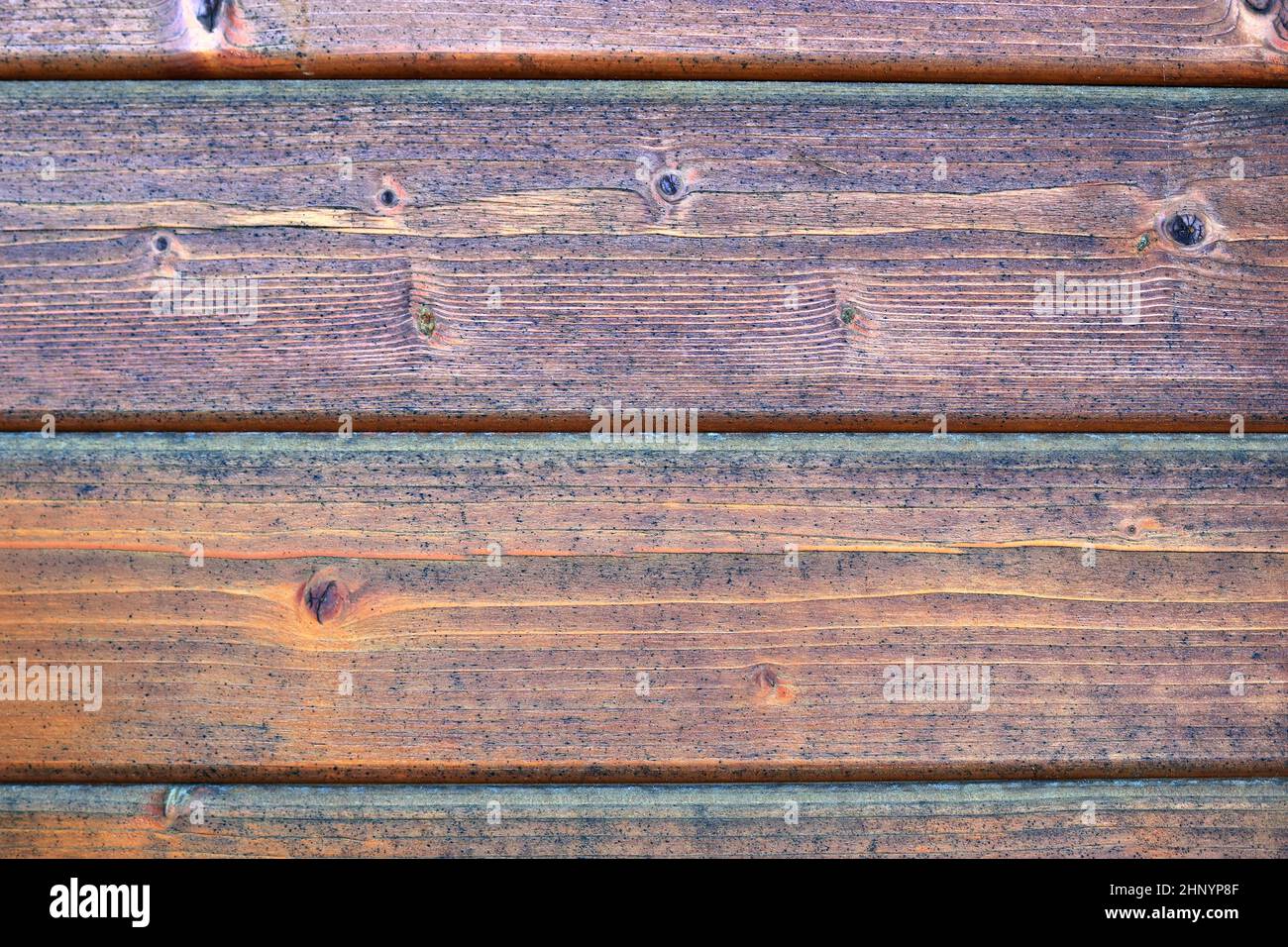 Detailed close up view on different wood surfaces showing planks logs ...