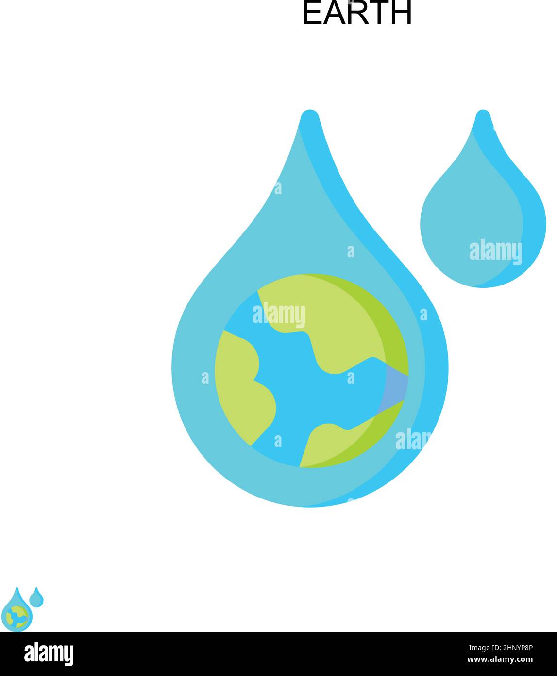 Earth Simple vector icon. Illustration symbol design template for web ...