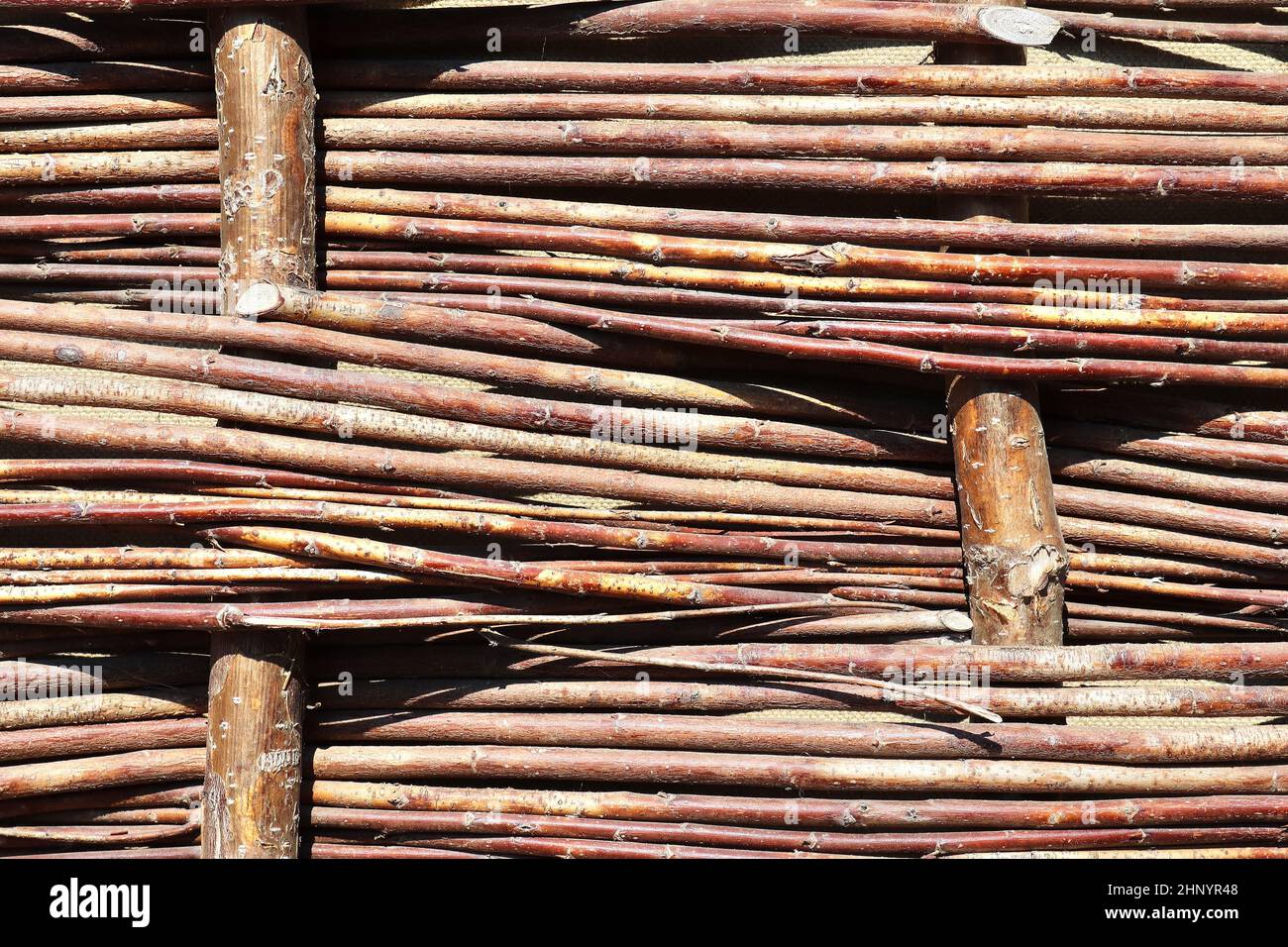 Detailed close up view on different wood surfaces showing planks logs ...