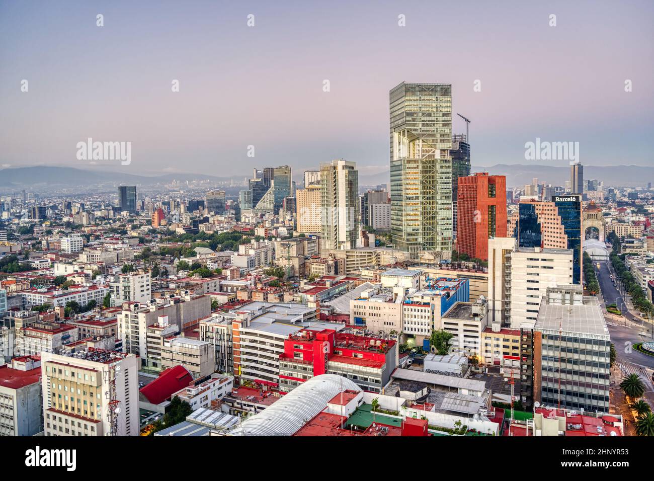 Mexico City, panoramic view Stock Photo - Alamy