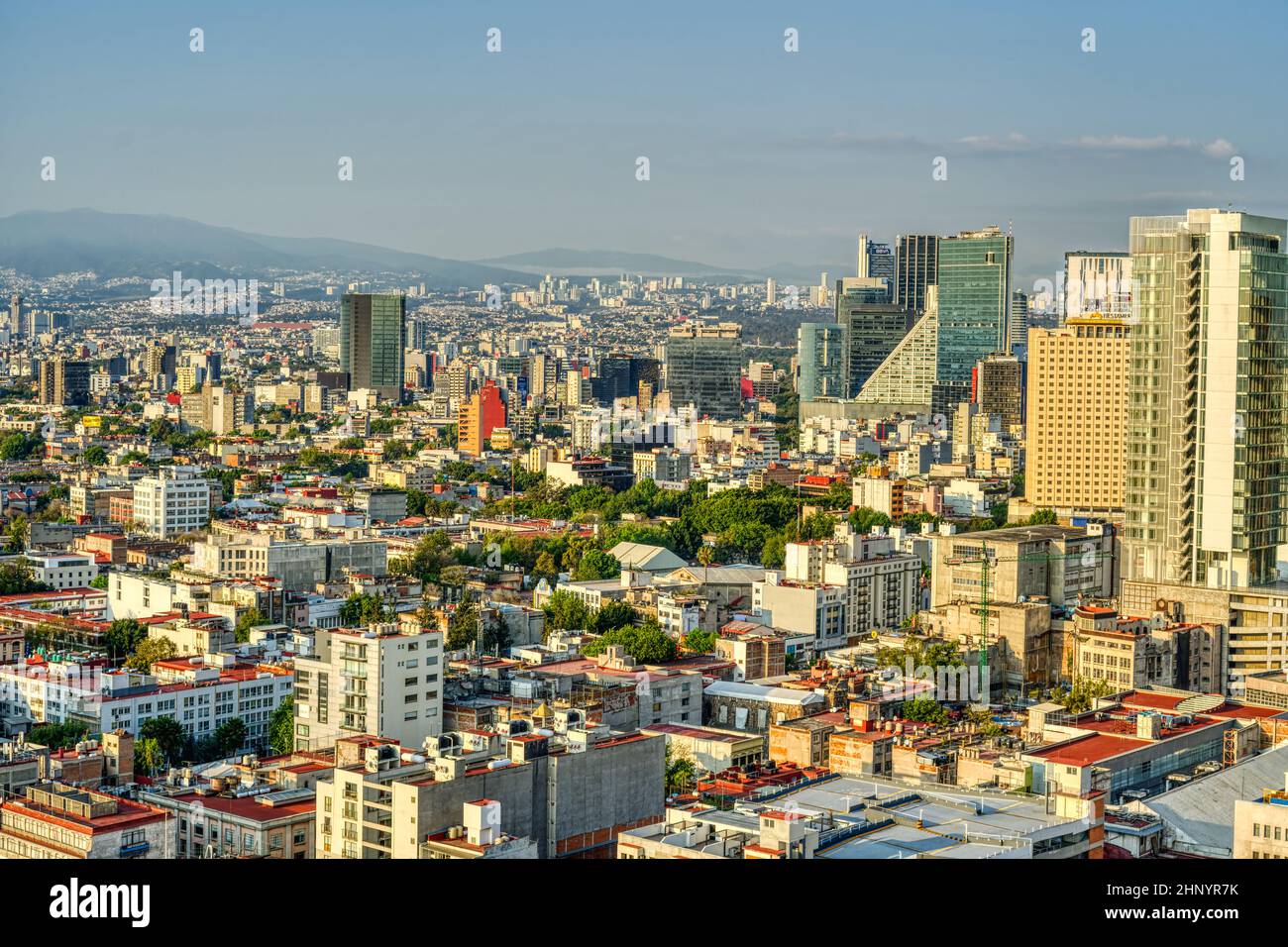 Mexico City, panoramic view Stock Photo - Alamy