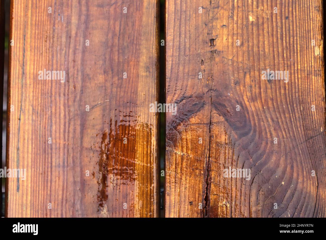 Detailed close up view on different wood surfaces showing planks logs ...