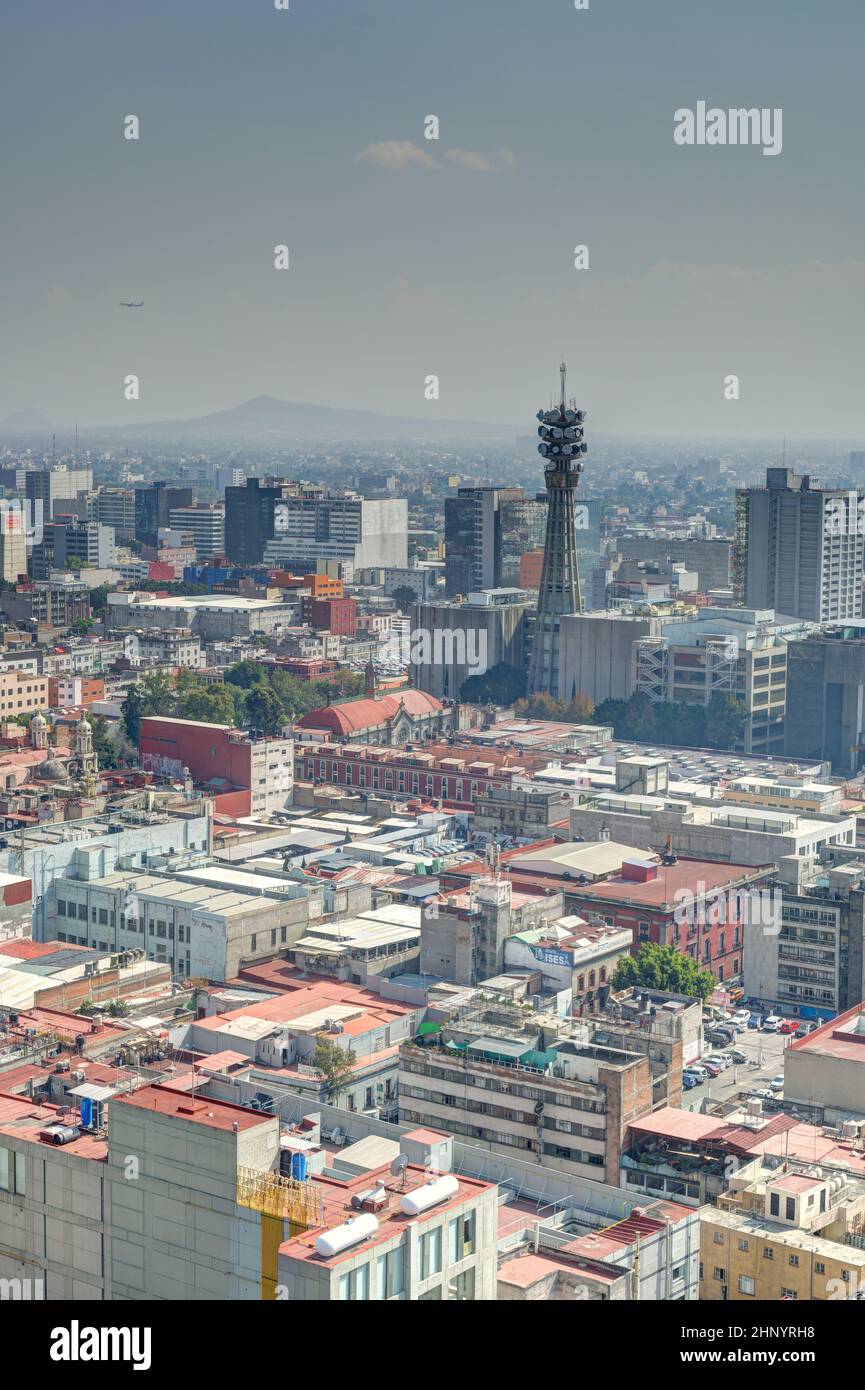 Mexico City, panoramic view Stock Photo - Alamy