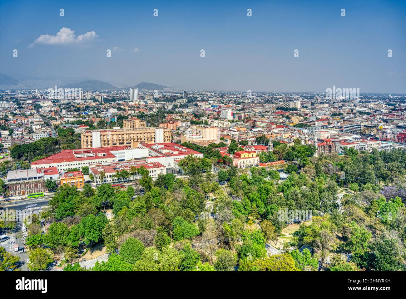 Mexico City, panoramic view Stock Photo - Alamy