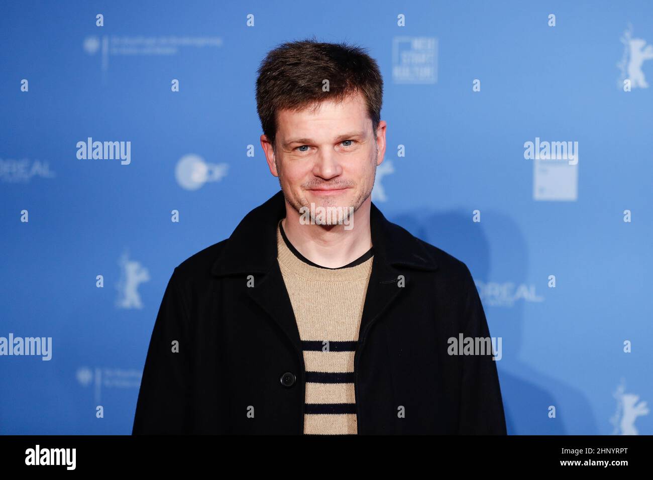 16 February 2022, Berlin: From the distributor Benjamin Herrmann at the ...