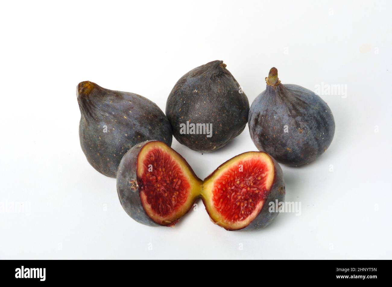 Spanish figs on a white background Stock Photo - Alamy
