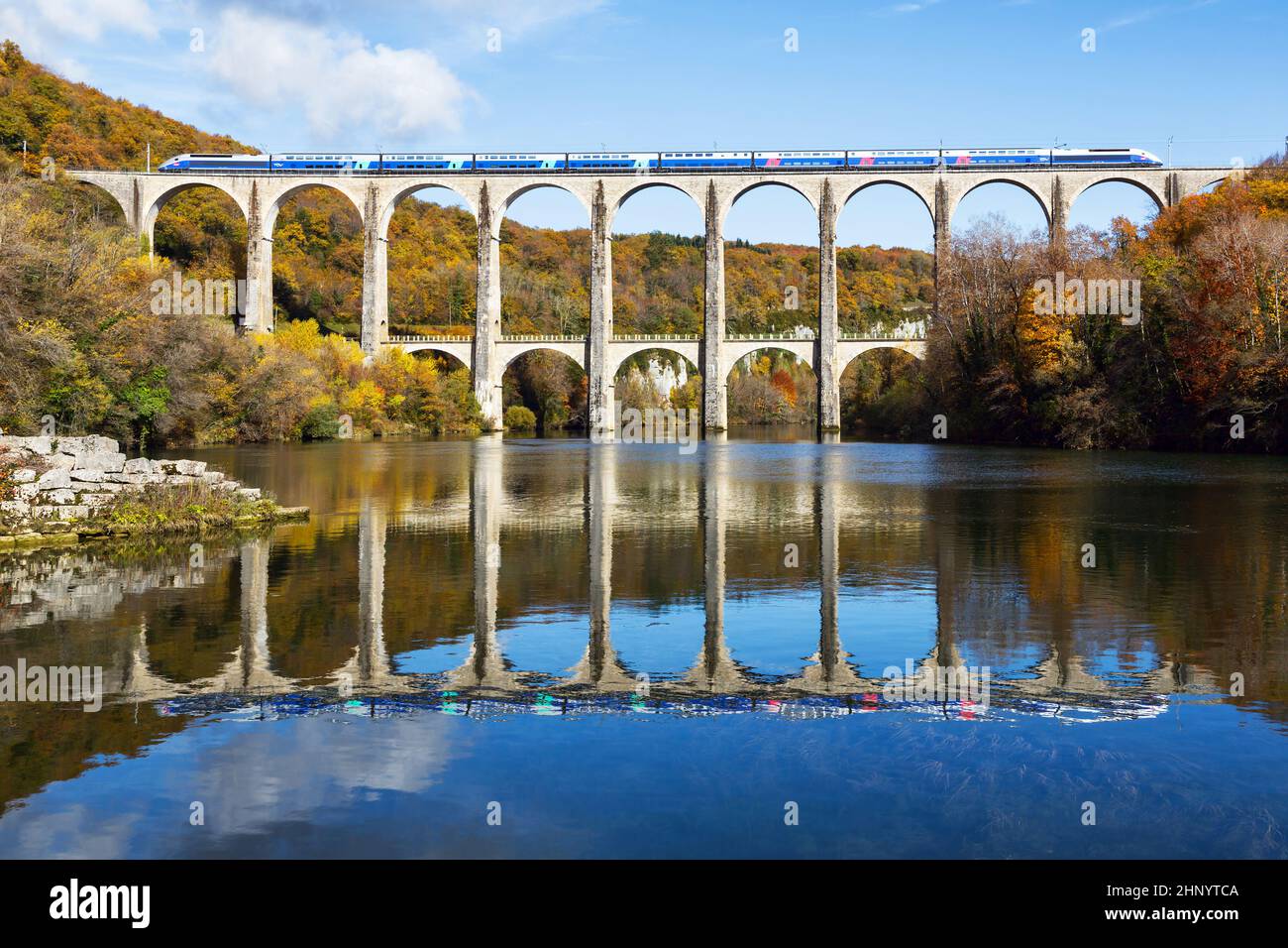 Tgv train cize bolozon hi-res stock photography and images - Alamy