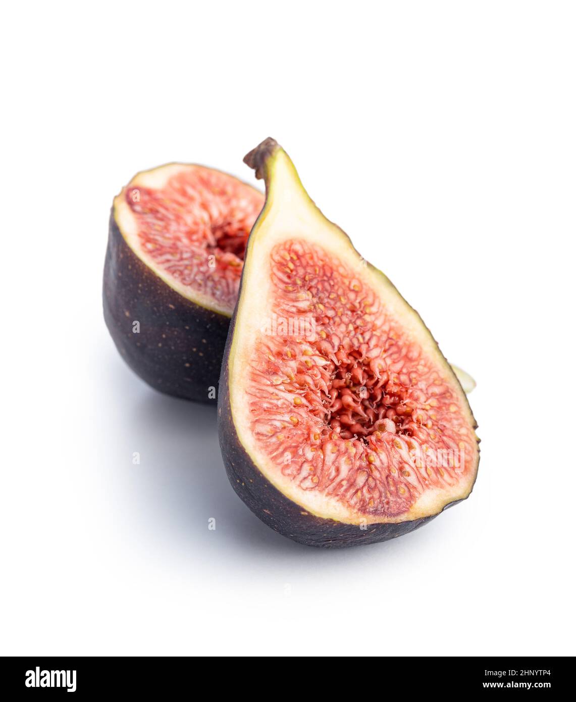 Fresh ripe figs isolated on white background Stock Photo - Alamy