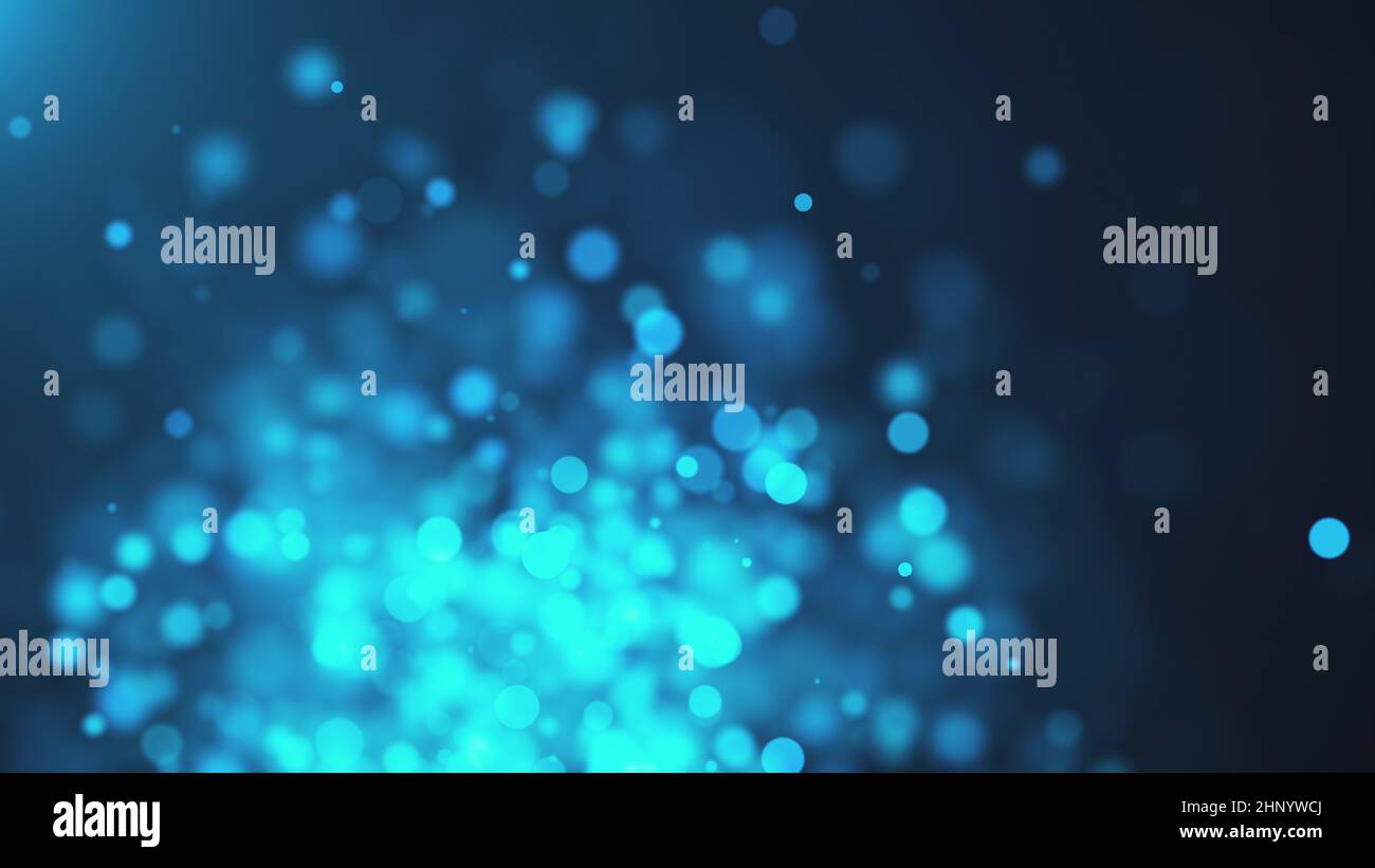 Shimmering stream rushing by curving 3D render line. Dusty burst energy ...