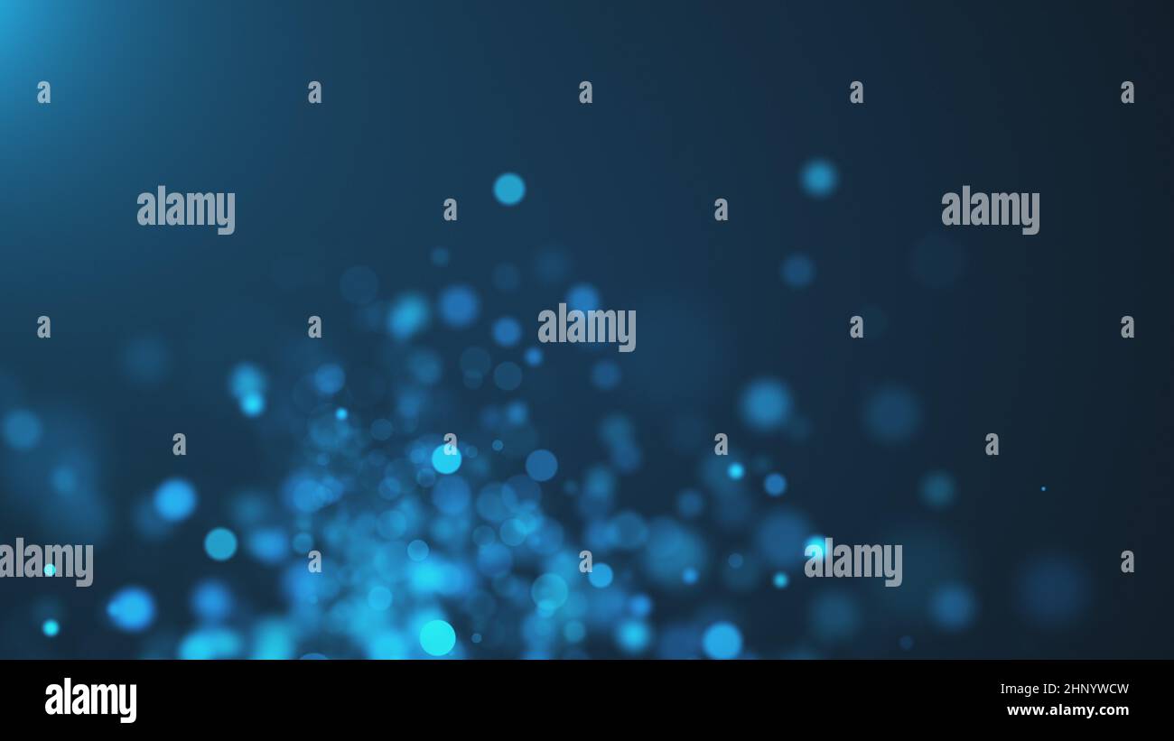 Shimmering stream rushing by curving 3D render line. Dusty burst energy ...