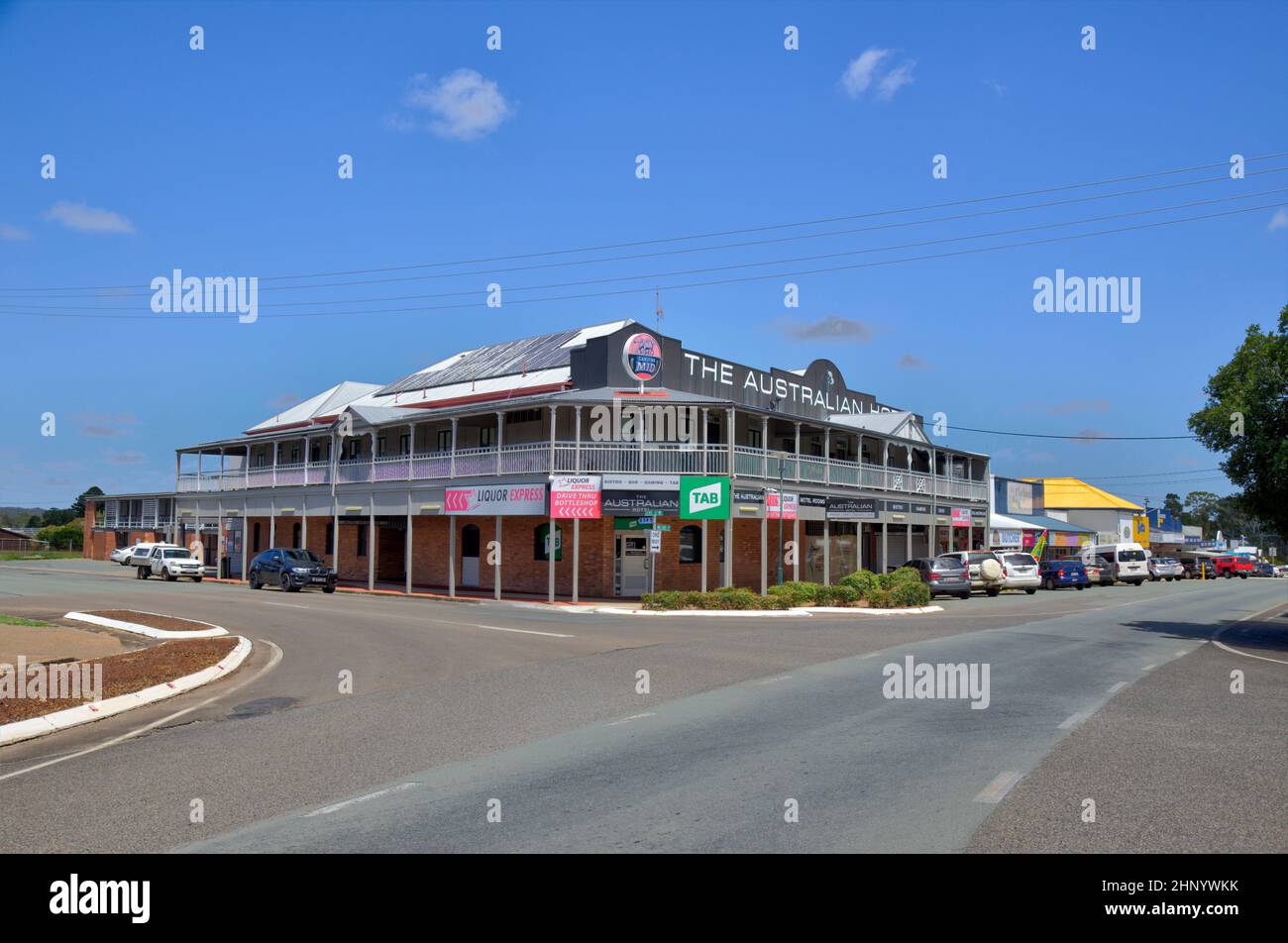 The Australian Hotel Murgon Queensland Australia Stock Photo - Alamy