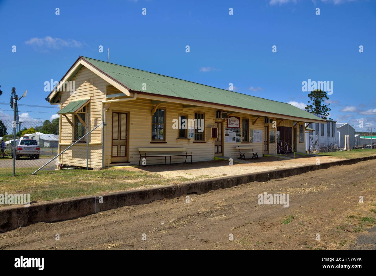 Former railway station now a Men's Shed Murgon Queensland Australia ...