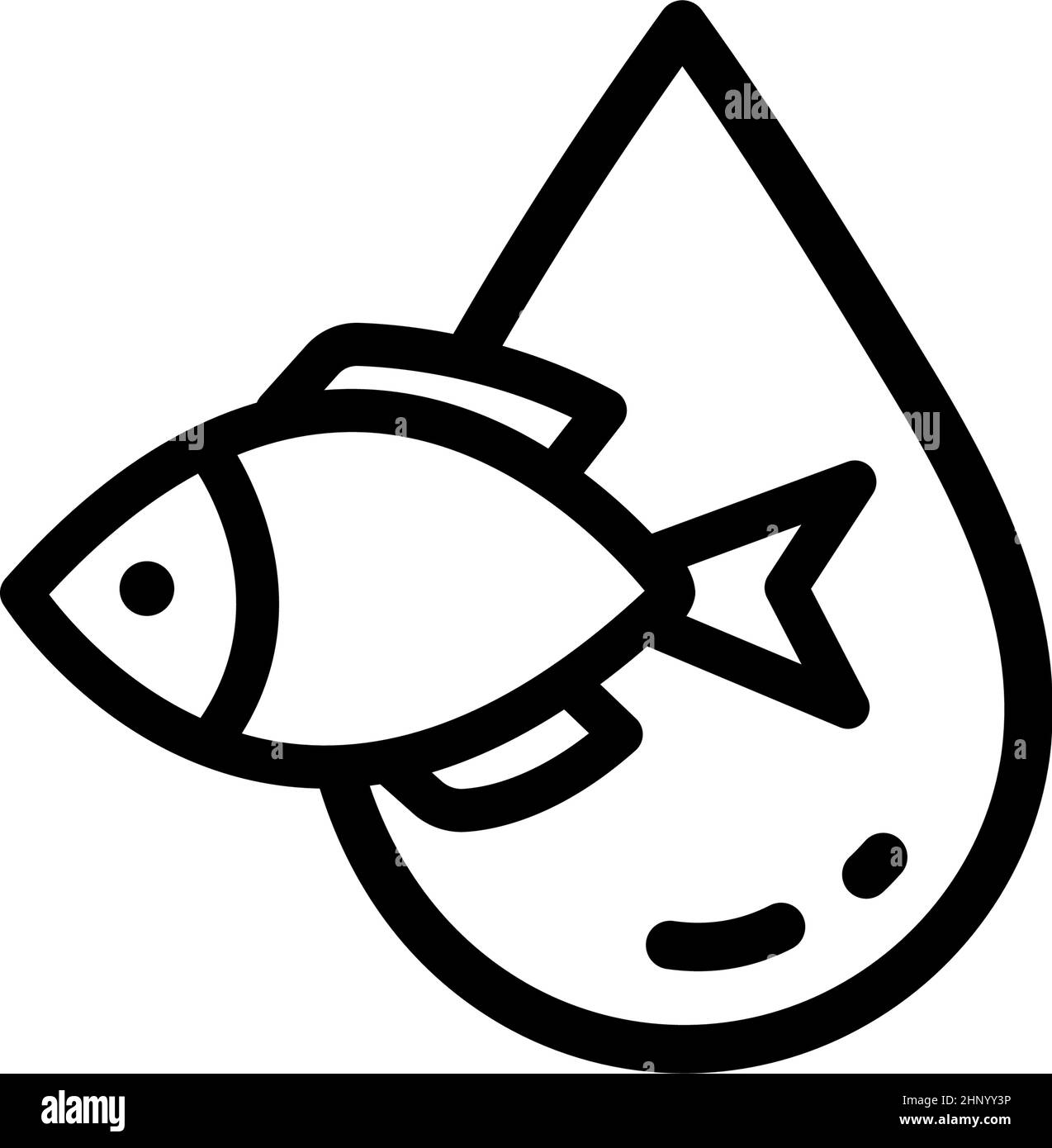 Fish oil outline icon. Omega 3 dietary supplement, multivitamin fatty ...