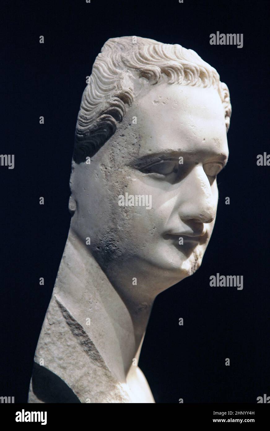 Domitian.Emperor Domitianus;51 – 96 BC.Roman emperor from 81 to 96. He ...