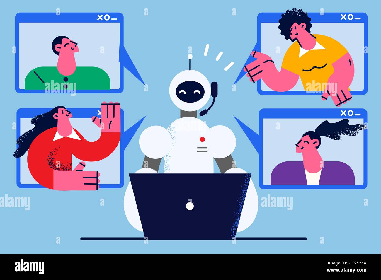 Chatbot operator hi-res stock photography and images - Alamy