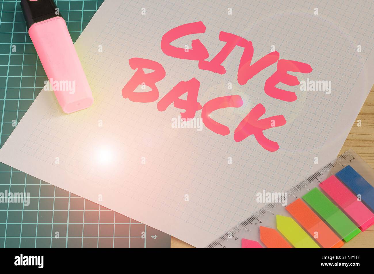 Inspiration showing sign Give Back, Word Written on the act of giving ...