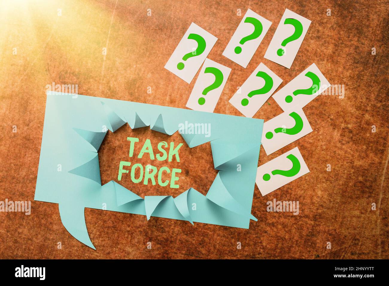 Text showing inspiration Task Force, Business overview a group of ...