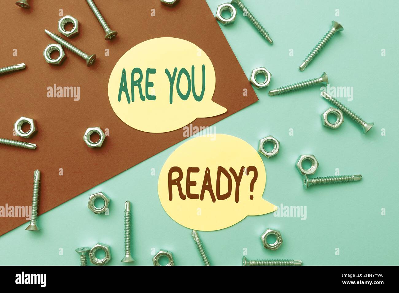 Writing displaying text Are You Ready Question, Business overview used ...