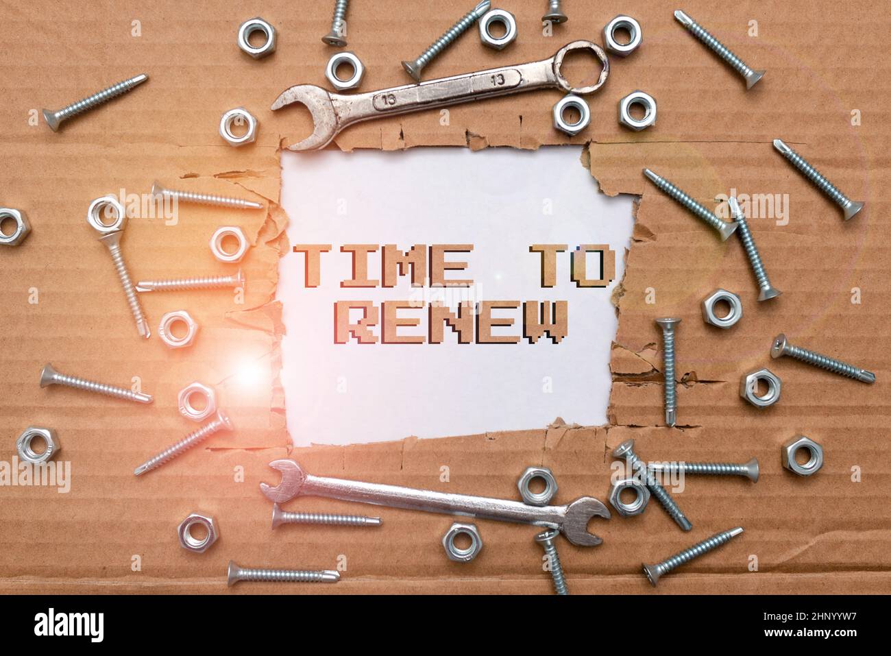 Inspiration showing sign Time To Renew, Concept meaning extending the ...