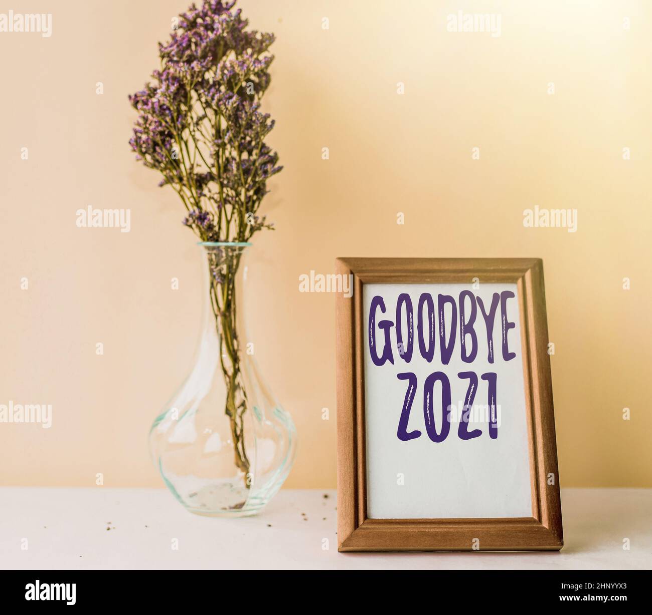 Inspiration showing sign Goodbye 2021, Word Written on express good ...