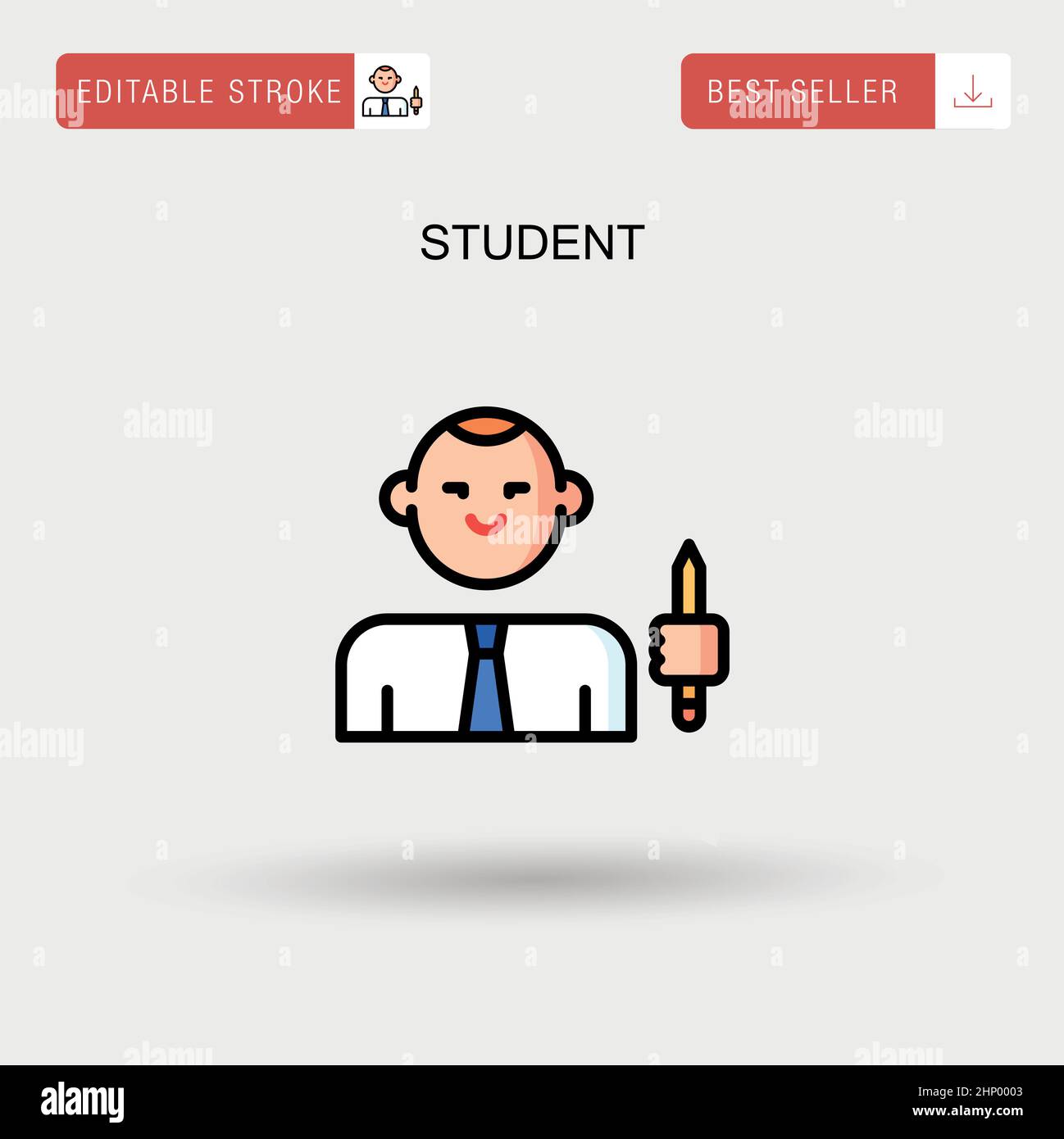 College student Stock Vector Images - Alamy