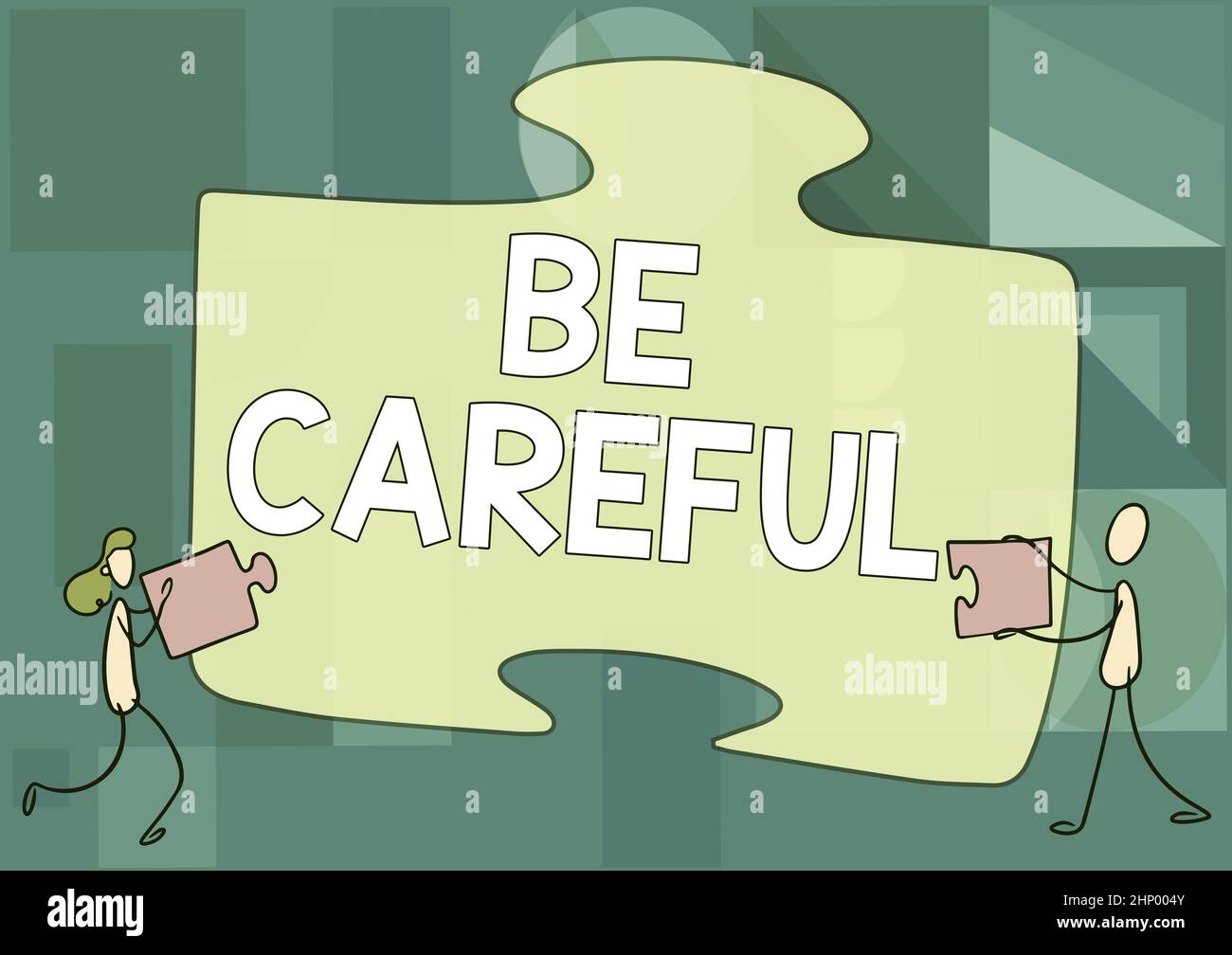 Text caption presenting Be Careful, Internet Concept making sure of ...