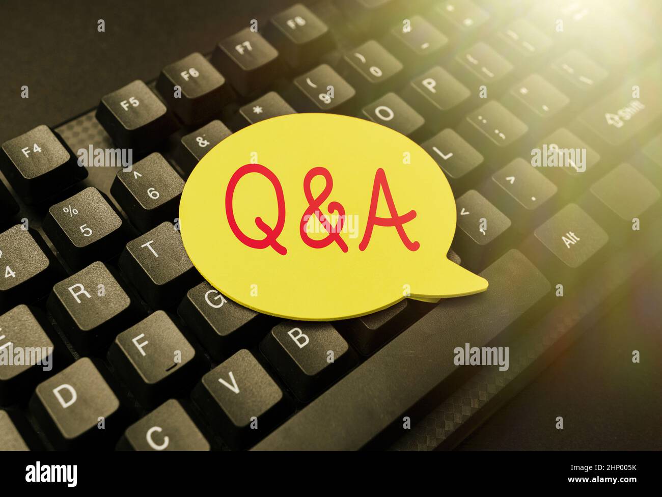 Conceptual caption Q And A, Word Written on in which person asks ...