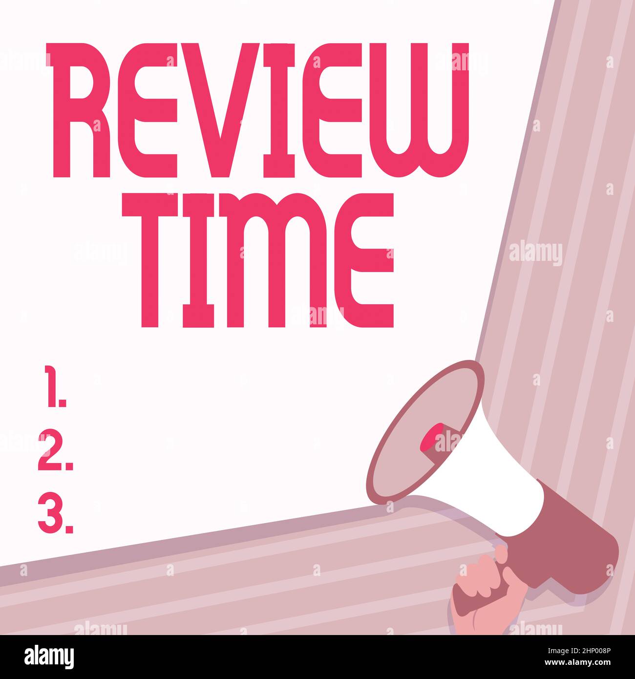 Text caption presenting Review Time, Business showcase to think or talk ...