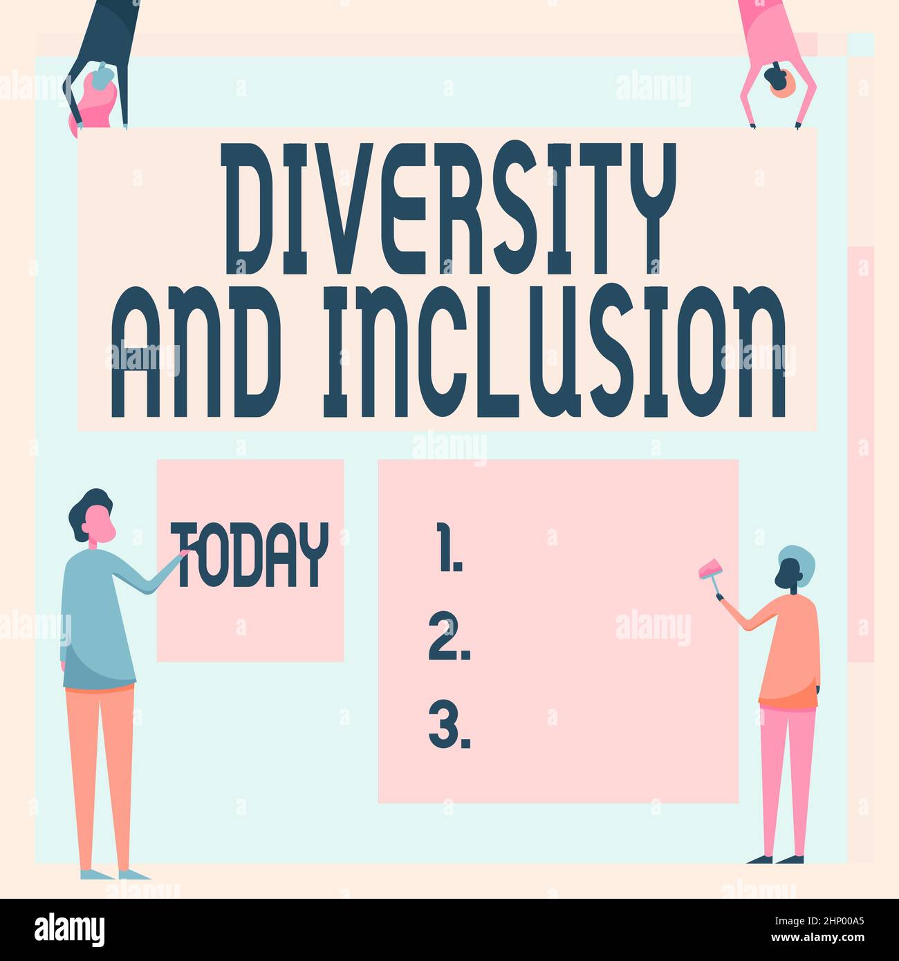 Inspiration showing sign Diversity And Inclusion, Word for range human ...
