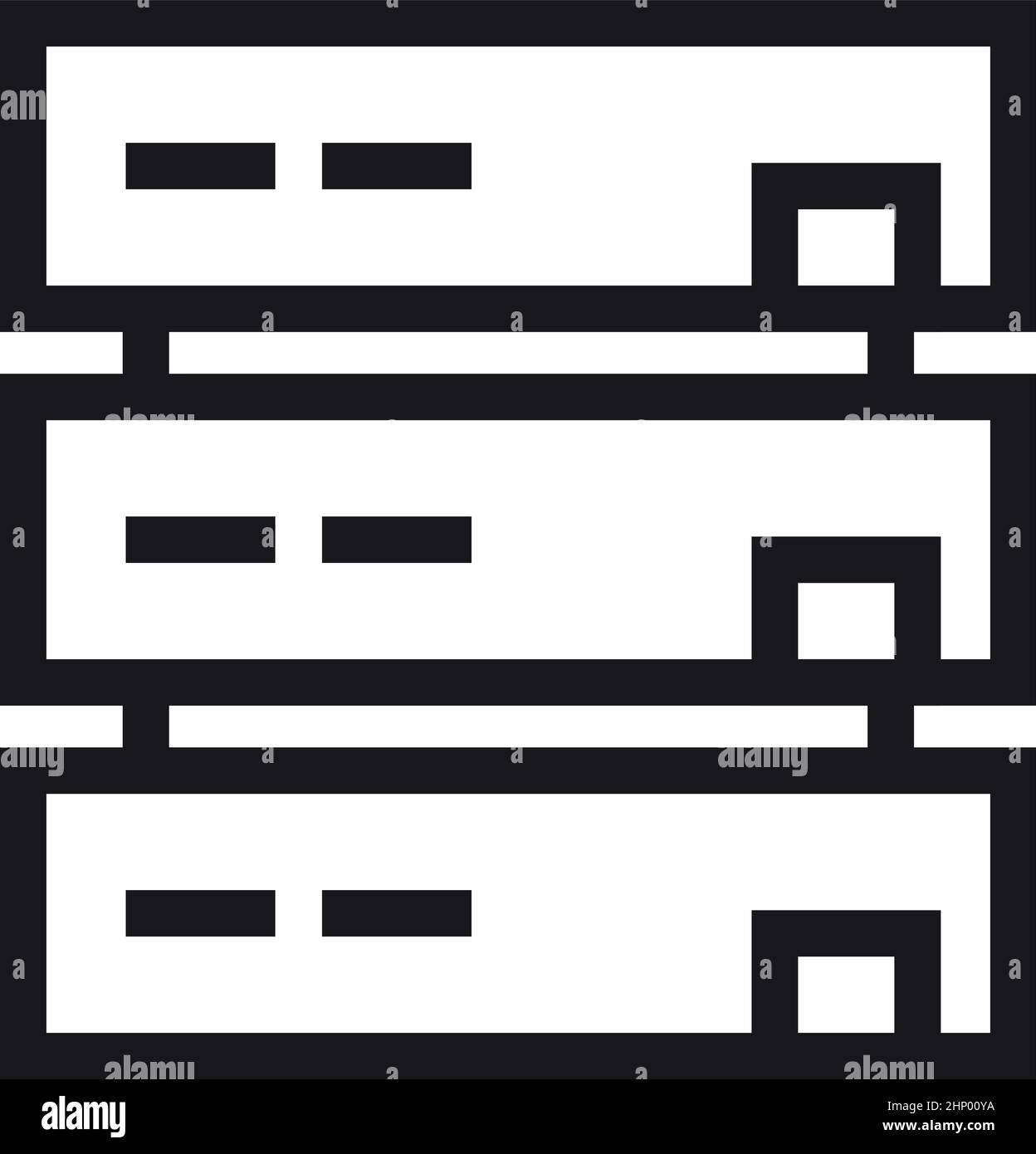 Server icon. Data center symbol. Informational storage Stock Vector ...